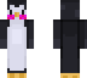 Anime Blushing Pengiun | Minecraft Skin