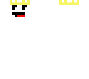 derp person with crown | Minecraft Skin