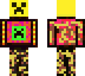 The Fire Creeper | Minecraft Skin