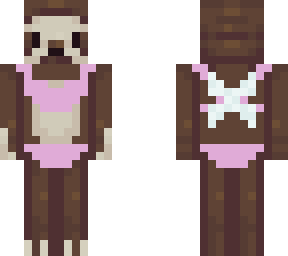 Bikini Fairy Sloth | Minecraft Skin