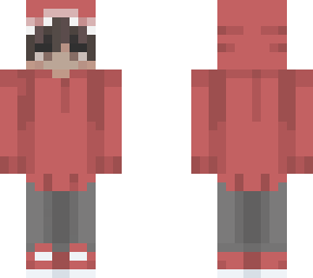 red shark boy | Minecraft Skins
