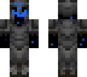 netherite blue base armor | Minecraft Skins