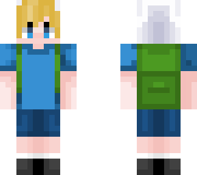 Finn hora de aventura adventure time | Minecraft Skin