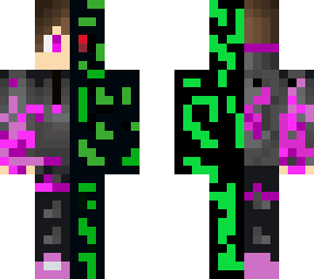 Half boy-Half robot | Minecraft Skin