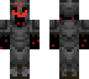 Netherite Red Base Armor Minecraft Skins