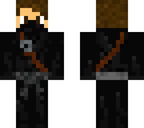 Ninja With Half Mask | Minecraft Skin