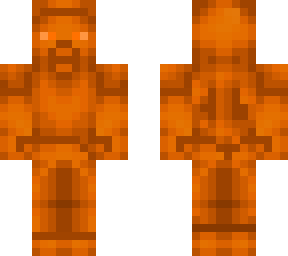 Orange Steve - Corruption 1 | Minecraft Skin