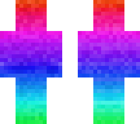 Rainbow Ombre | Minecraft Skin