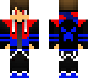 Red/Blue Boy | Minecraft Skin