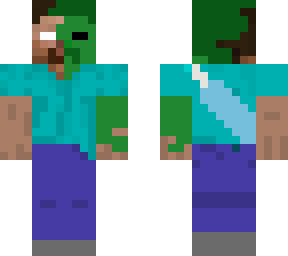Zombie Herobrine | Minecraft Skins