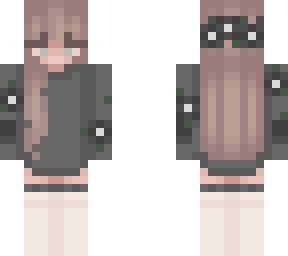 aesthetic black (edit) | Minecraft Skin