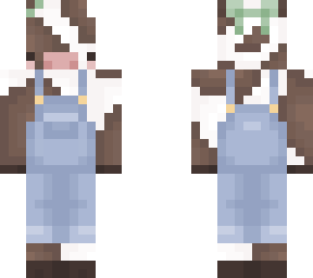 Fluffy Cow Girl | Minecraft Skin