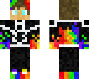 rainbow elemental gamer | Minecraft Skin