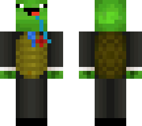 Derp Turtle in a suit | Minecraft Skin