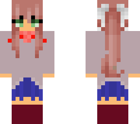 Monika Ddlc | Minecraft Skins