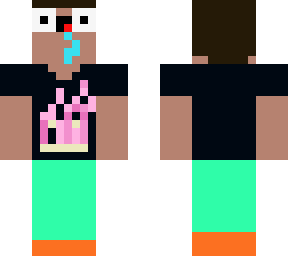 Neon Noob | Minecraft Skin