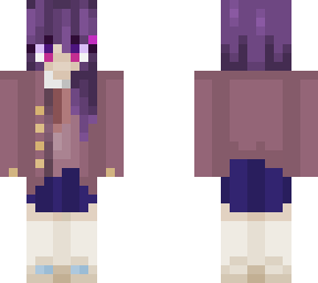 doki doki literature club yuri | Minecraft Skins