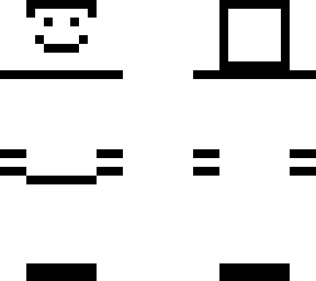 All White Smiley | Minecraft Skin