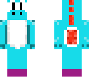 Blue Yoshi Slim | Minecraft Skin