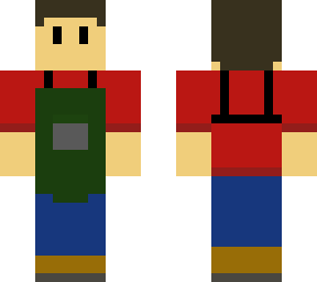 Bunnings worker | Minecraft Skin