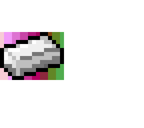 Minecraft Iron Ingot Pixel Art Grid