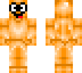 Nerd Orange Steve | Minecraft Skin