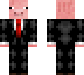 Pig in a Suit | Minecraft Skin