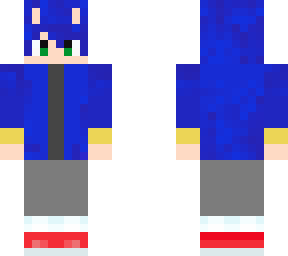 human sonic | Minecraft Skins