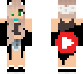 Girl Youtuber | Minecraft Skins
