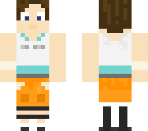 Chell | Minecraft Skin