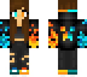water lava girl | Minecraft Skins