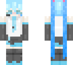 hatsune miku bedrock | Minecraft Skins