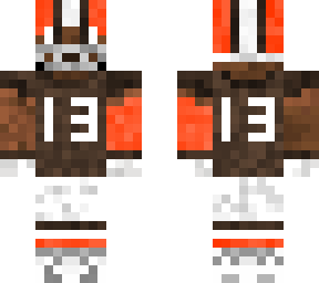 Odell Beckham Jr. - Browns 2020 | Minecraft Skin
