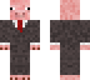 Pig in Suit | Minecraft Skin