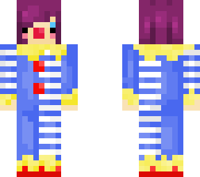 Cute clown girl | Minecraft Skin
