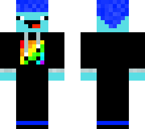 Derpy blue gamer | Minecraft Skin