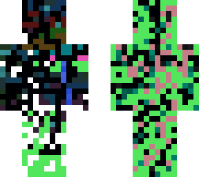 glitched-out spam color | Minecraft Skin