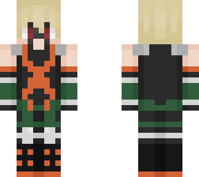 Katsuki Bakugou - Hero Costume | Minecraft Skin
