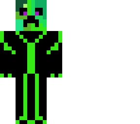 Neon Green Creeper | Minecraft Skins