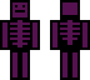 purple skull trooper | Minecraft Skins