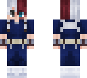 Shoto Todoroki, Hero Suit (3) | Minecraft Skin