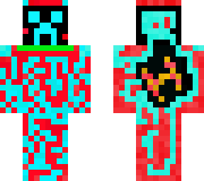 tron creeper | Minecraft Skins