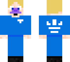 Alex Beauregarde Blonde Turning Violet | Minecraft Skin