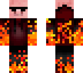 Cool Lava Pig | Minecraft Skin