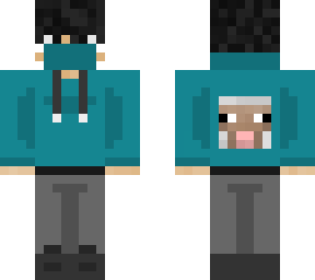 Cyan Sheep the Man | Minecraft Skin
