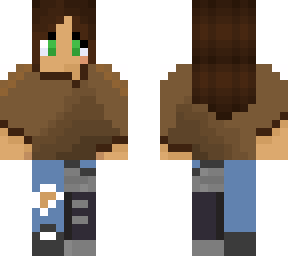 Girl With Prosthetic Leg | Minecraft Skin