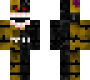 nightmare fredbear | Minecraft Skins