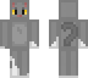 Phantom grey cat | Minecraft Skin