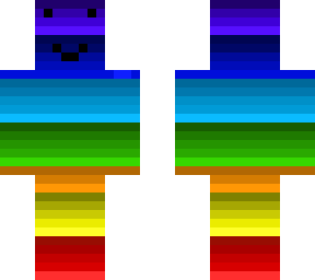 Rainbow guy classic | Minecraft Skin