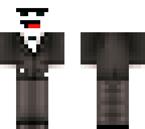 derp person with suit and glasses | Minecraft Skin